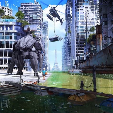 フランスのコンセプトアーティストが描く近未来sfの世界 News World