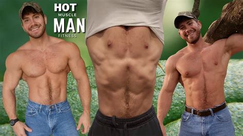 Hot Muscle Handsome Hairy Bodybuilder Fitness Video Youtube