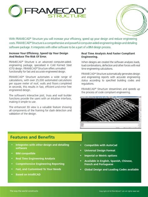 Framecad Structure 2018 Lr Pdf