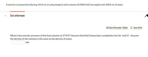 solved a solution is prepared by diluting 145 0 ml of a