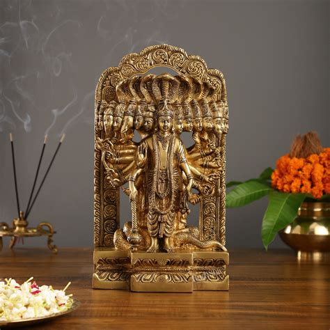 Buy Divine Vishwaroopam Of Lord Vishnu Statue Superfine Brass 14 5