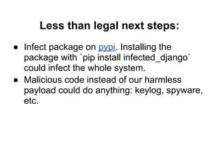 Infecting Python Bytecode Ppt