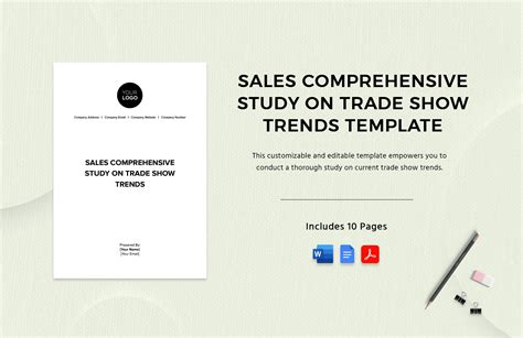 Sales Comprehensive Study On Trade Show Trends Template In Word Pdf