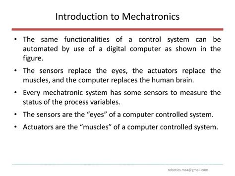 Introduction To Mechatronics Pdf