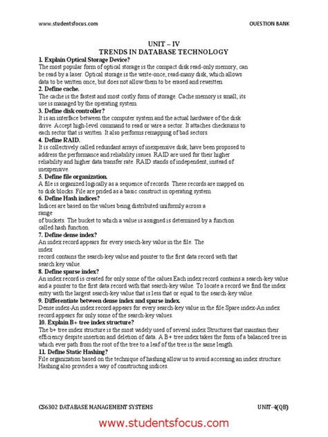 Unit 4 Database Management System4 Pdf