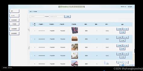 【附源码】计算机毕业设计python安卓基于android仓库货物管理系统ji496（源码程序lw调试部署） Csdn博客