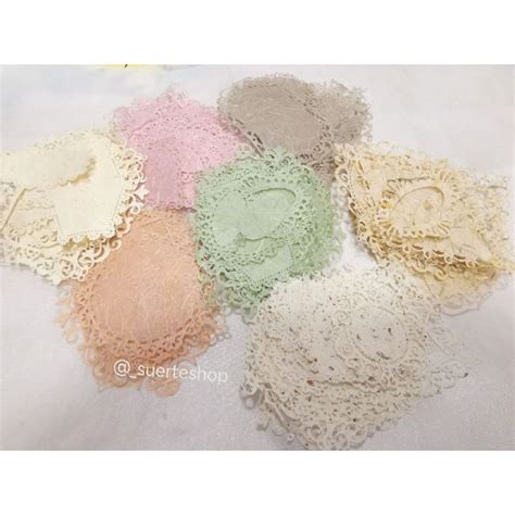 เซตกระดาษลูกไม้ กระดาษสา สไตล์วินเทจ สําหรับตกแต่งสมุดภาพ แพลนเนอร์ การ์ด และไดอารี่