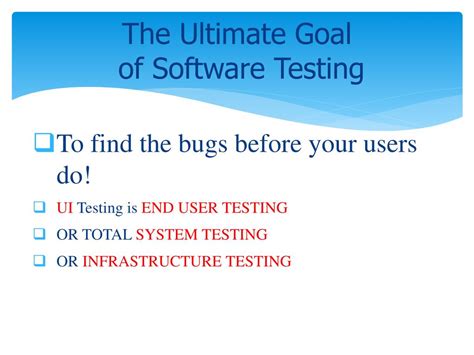 Ppt Automating Coded Ui Testing Using Microsoft Testing Tools In