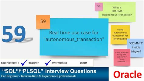 Oracle Pl Sql Interview Question Oracle Pragma Autonomous Transaction Real Time Use Case Youtube