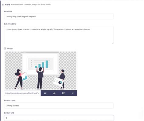 build and add custom landing pages to a node js app with buttercms