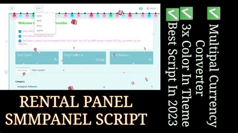 Latest Rental Panel Script Rental Panel Smm Panel How To Set Up Smm Panel Script Youtube