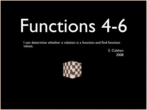 ppt functions determining if a relation is a function and finding