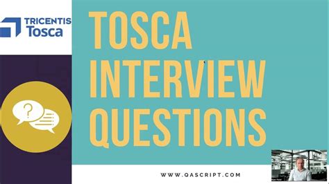 Tosca Realtime Interview Question 1 How Do You Automate Your Test Cases In Tosca Youtube