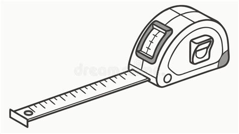 Measuring Tape Measurement Tool For Construction And Diy Projects Vector Design Generative Ai