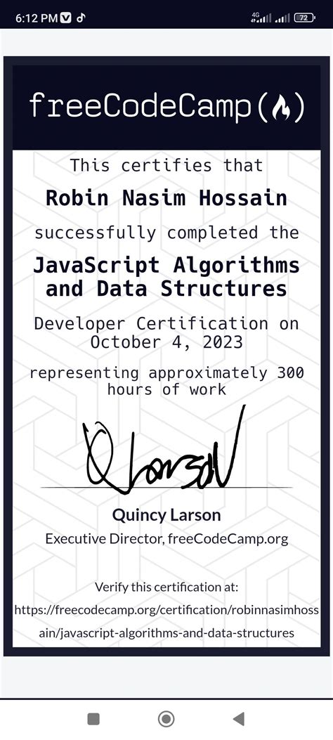 Robin Nasim Hossain On Linkedin Javascript Algorithms And Data Structures