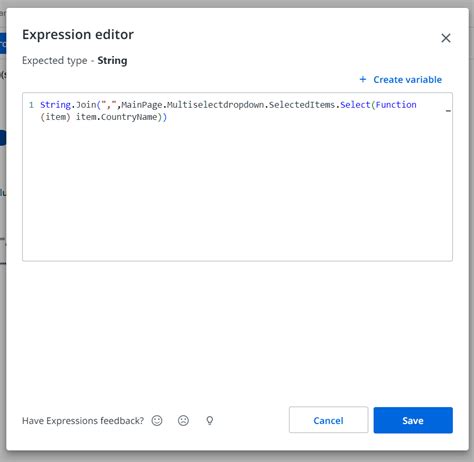 displaying selected values from multi select dropdown in vb apps vote