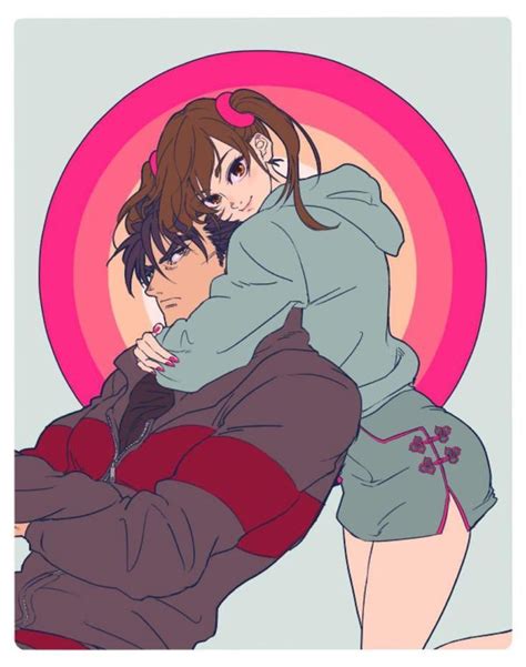 Pin By Misa On Ling Xiaoyu And Jin Kazama Jin Kazama Anime Caf Art Reference