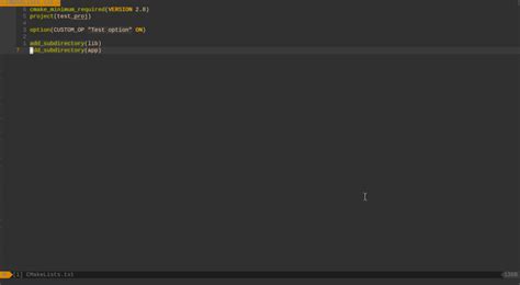 cmake4vim plugin which integrates cmake into vim r vim