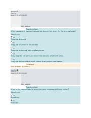 Data Communication And Networking Prelim Lab Quiz Docx Question Correct Mark Out