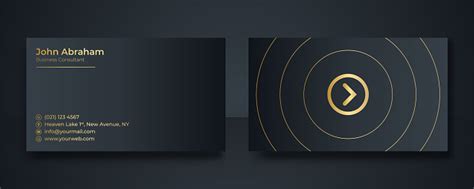 골드 아르 데코 기하학적 라인 럭셔리 골드 블랙 명함 디자인 템플릿 현대 기업 개념과 어두운 배경 블루 골드 모던 명함 디자인 0명에 대한 스톡 벡터 아트 및 기타 이미지