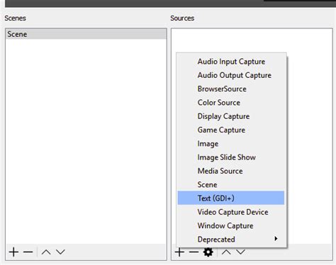 Add The Text Gdi Widget To Your Obs Layout