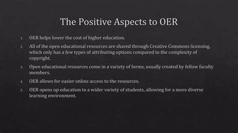 Open Educational Resources Oer Ppt Free Download