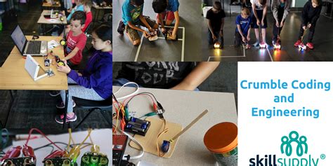 Crumble Coding And Engineering Experiences Neon Brilliant Inspiration