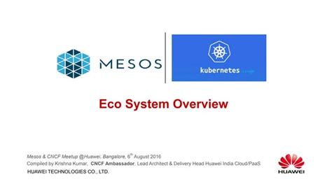 mesos and kubernetes ecosystem overview pptx