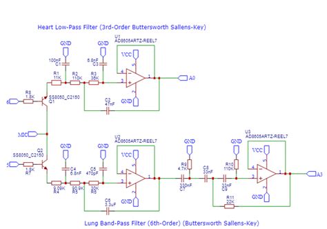 Analog Signal Filter PS Sound And Biology Wireless Stethoscope