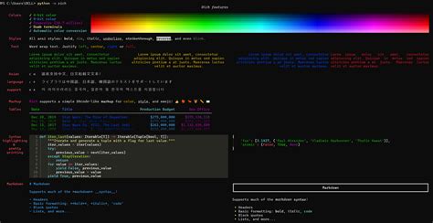 绚烂之境：python Rich，让终端输出更炫酷！ 测试蔡坨坨 博客园