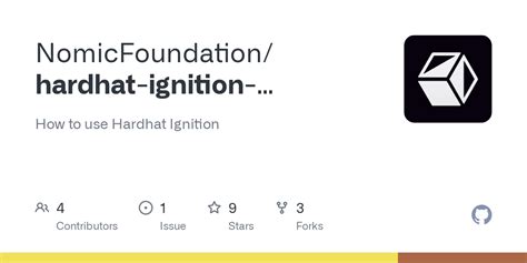 Github Nomicfoundationhardhat Ignition Examples How To Use Hardhat