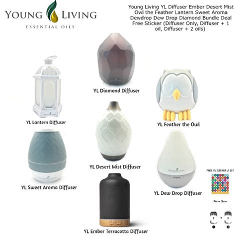 Young Living Yl Ultrasonic Diffuser Desert Mist Owl The Feather Lantern
