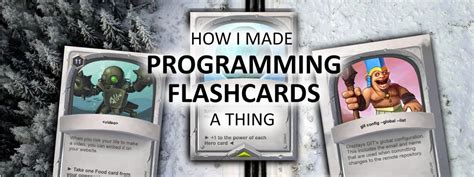 how i made programming flashcards a thing hackernoon