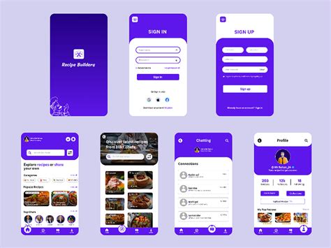 Food Recipe App Design Ui Ux Design By Mr Rehan On Dribbble