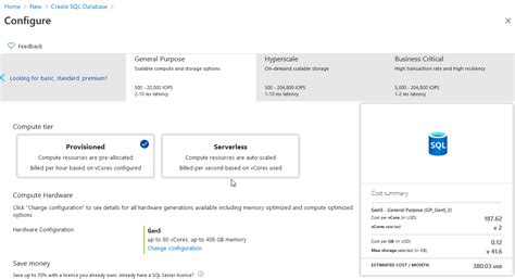 Creating A Serverless Database In Azure SQLServerCentral