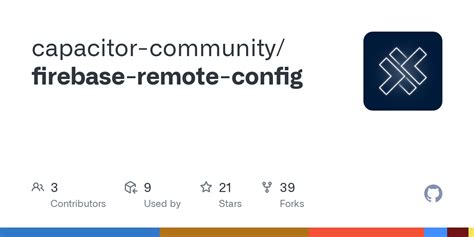 Github Capacitor Communityfirebase Remote Config
