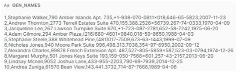 Generating Sample Data Using The Faker Library With Snowpark In516ht