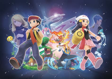 New Key Art For Pok Mon Brilliant Diamond And Shining Pearl Features