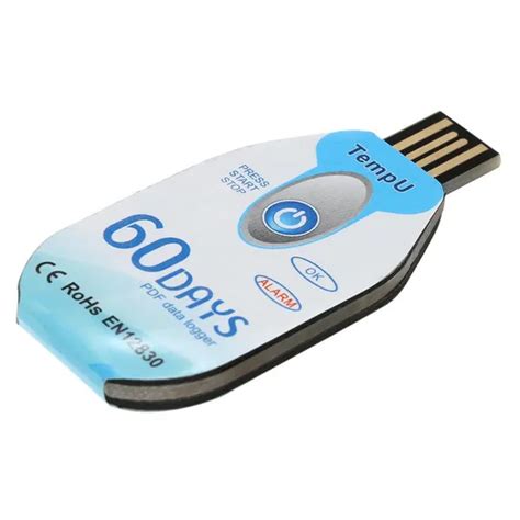 Tempu Single Use Pdf USB Temperature Data Logger For Food Truck Cold Chain USB Temperature