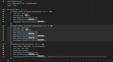 Javascript Why Is Efaketimers Not Working With Rxjs Observable