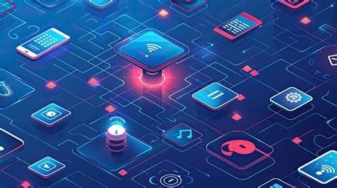 Premium Photo Iot Concept Data Flow Between Interconnected Smart Devices Digital Connectivity Tech