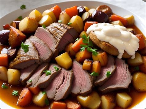 Premium Ai Image A Cooked Roast Beef