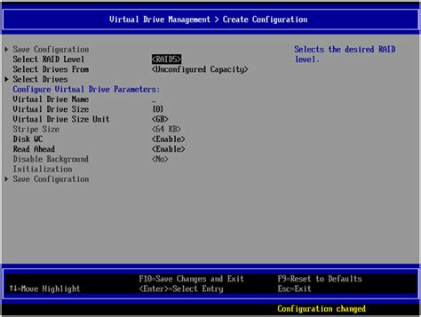 Creating A Raid 5 In Intel® Embedded Server Raid Technology 2 With
