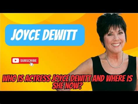 Who Is Actress Joyce Dewitt And Where Is She Now Youtube