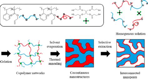 Cocontinuous Nanostructures By Microphase Separation Of Statistically