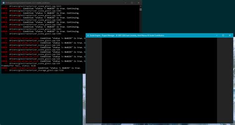 Starting Godot Returns A Windows With A Black Screen Issue Godotengine Godot GitHub