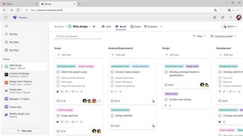 微软发布全新网页版microsoft planner应用程序 管理 访问 的任务