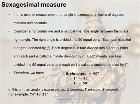 Angles And Units Of Angular Measurements Pptx Physics Science