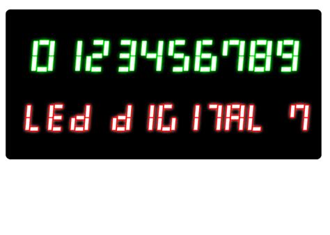 Led Digital 7 Font By Style 7 Fontspace