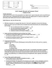 AP Micro Problem Set Student Template Docx